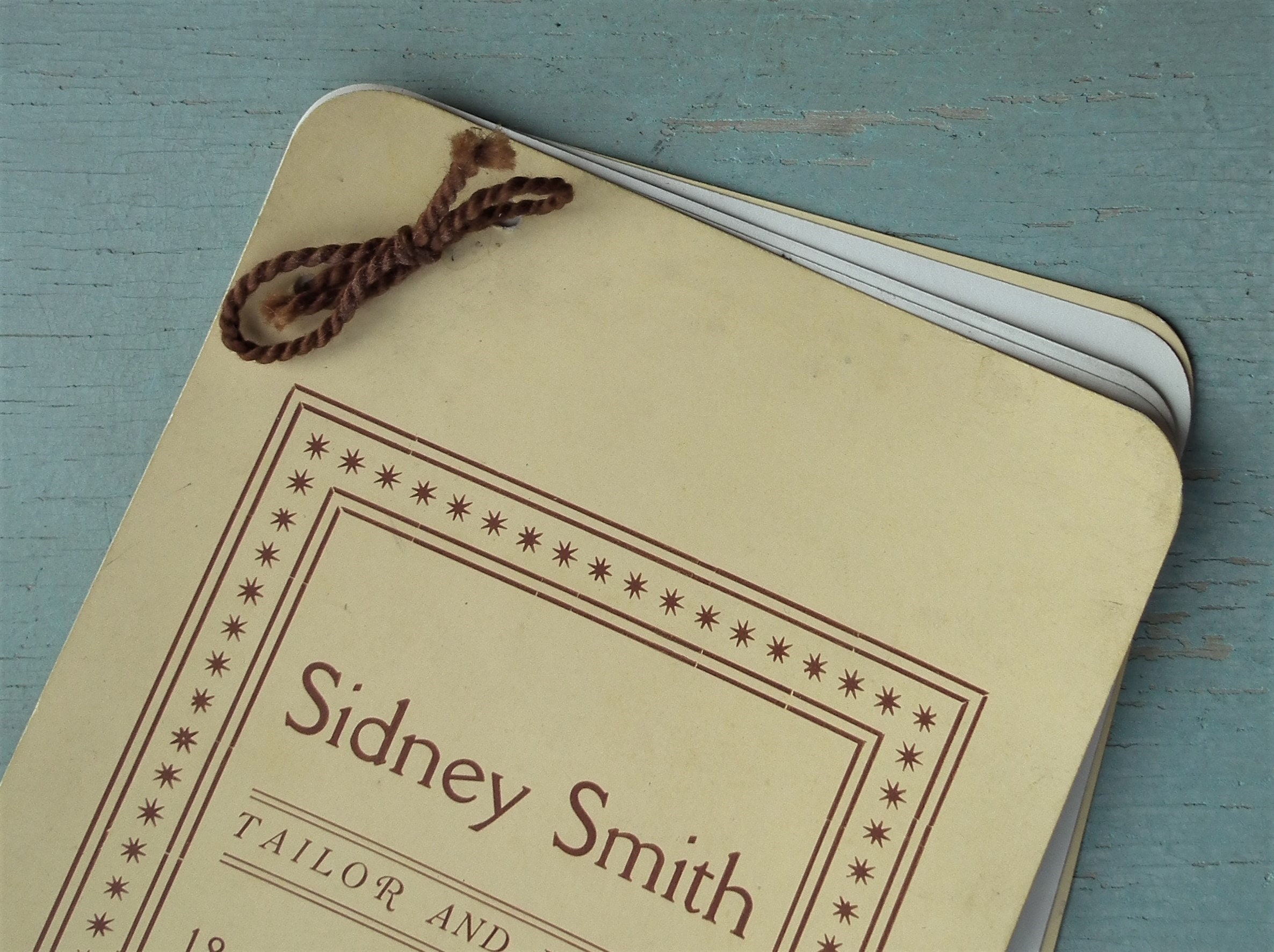 Antique Tailoring Brochure Shop Catalogue Sidney Smith Tailor and ...