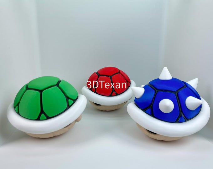 Mario Kart Koopa Turtle Shell 3D Printed Toy Nintendo NES Gamer Gift ...