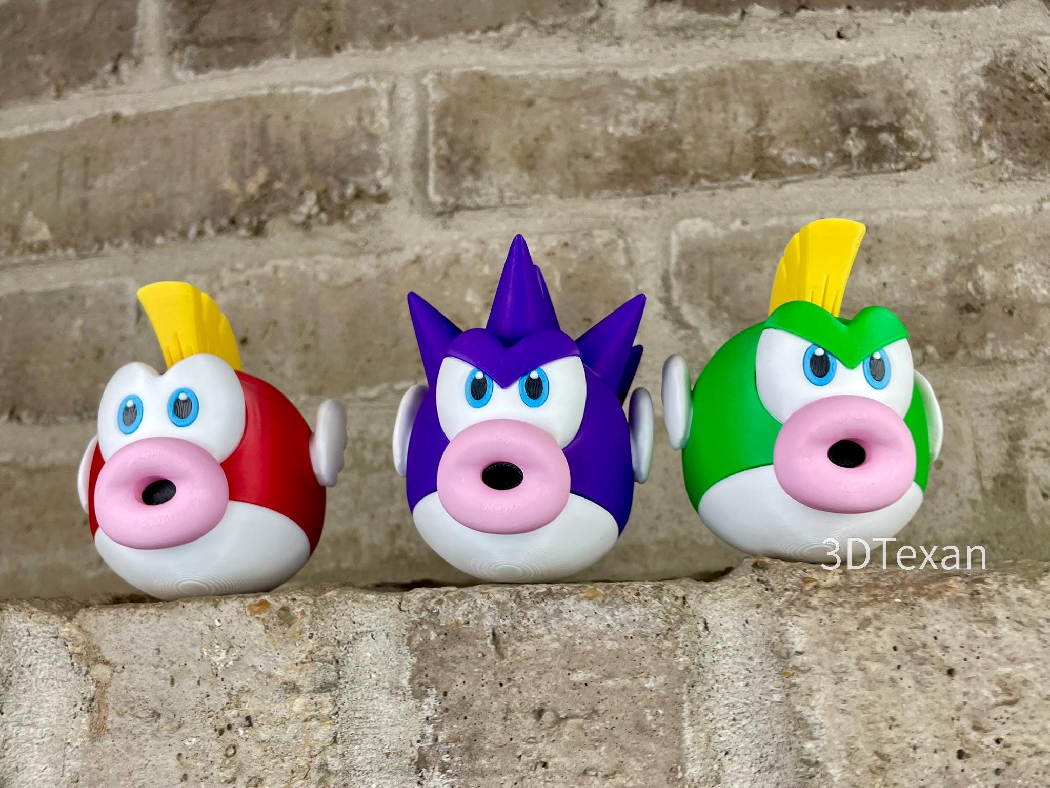 Mario Cheep Cheep Fish 3D Printed Figures Desk Art Nostalgia Gift - Etsy