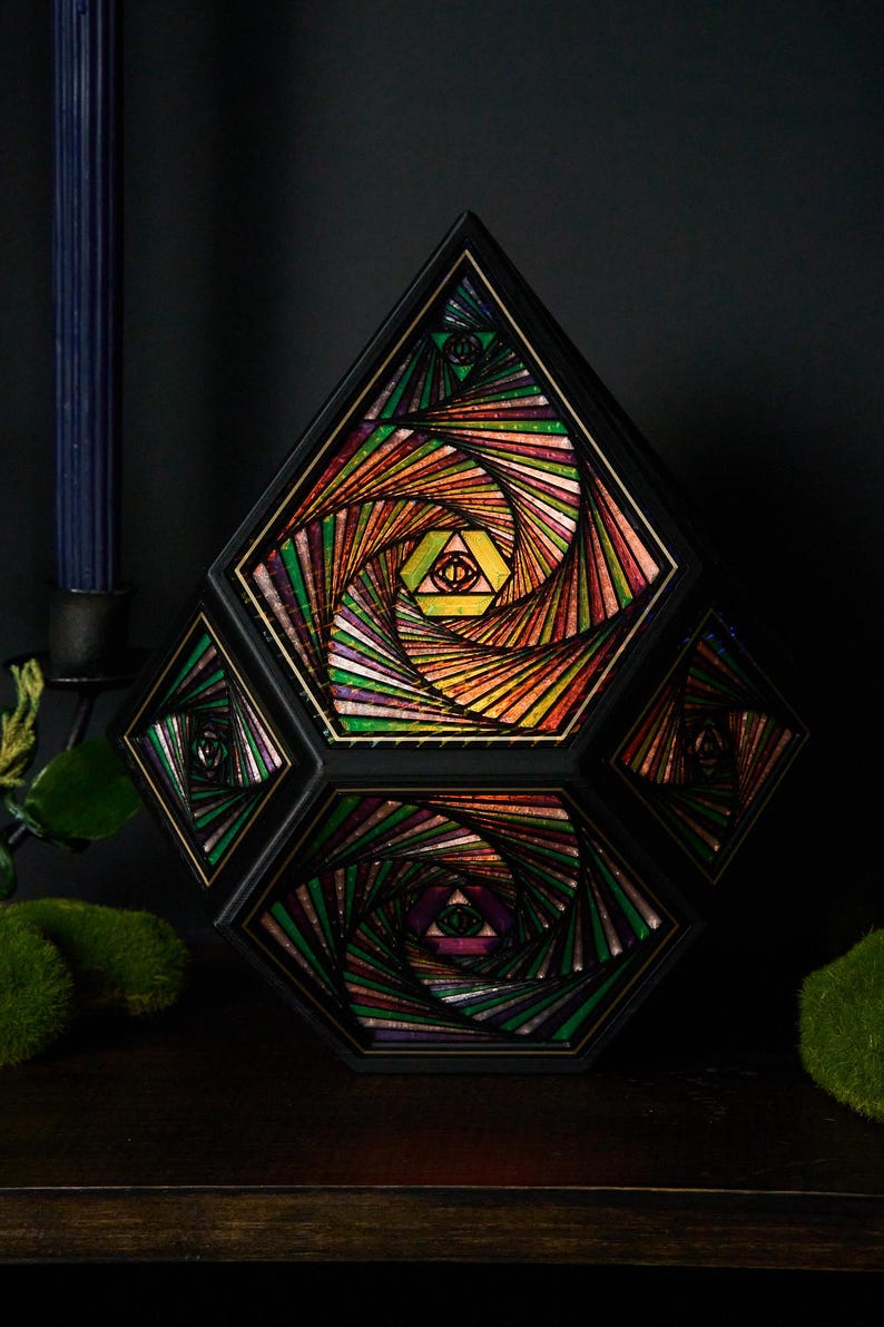 As Above, so Below Geolamp - Decorative Sacred Geometry Inspired Table ...