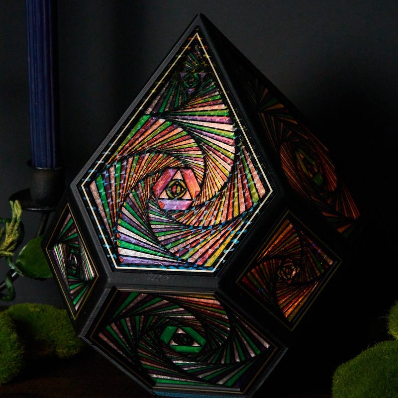 Sacred Geometry Lamp - Etsy