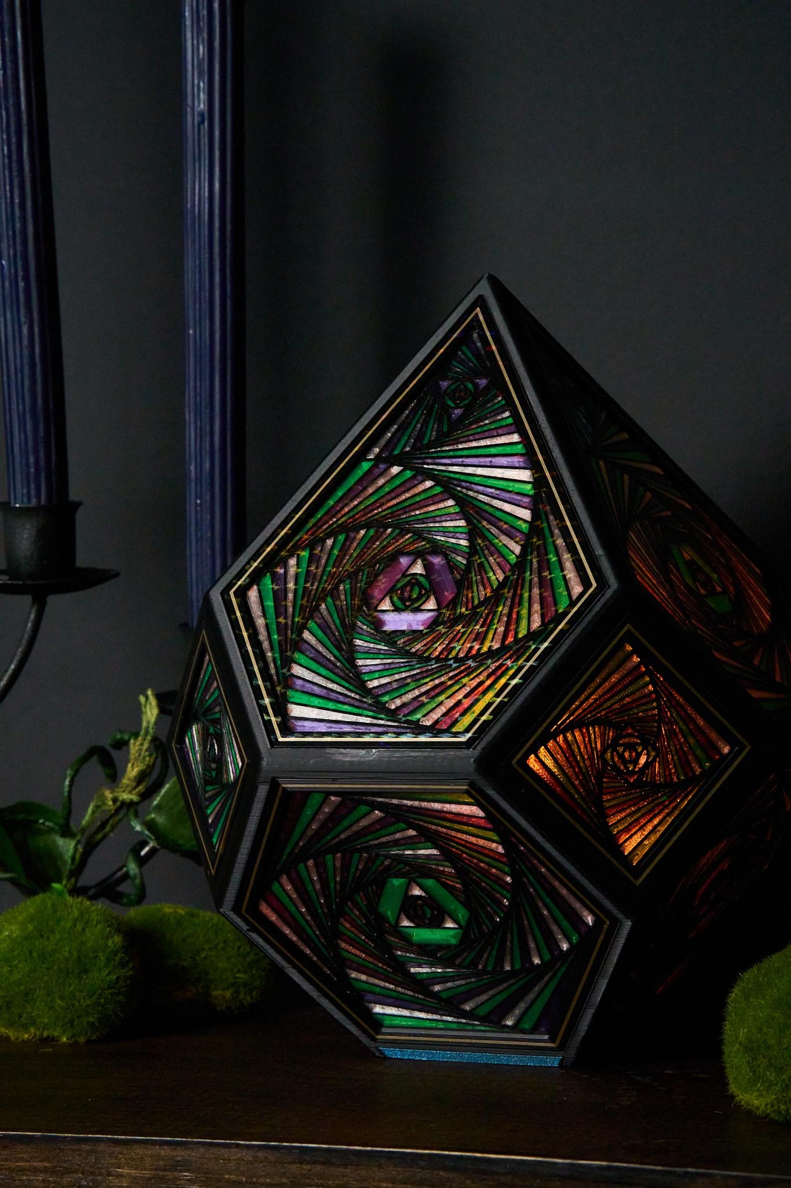 As Above, so Below Geolamp - Decorative Sacred Geometry Inspired Table ...