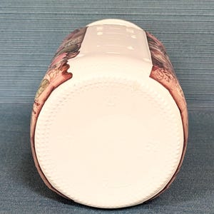 Pink Roses Mason Jar, Faux Aged Image, Decoupaged, Quart Mason Jar ...