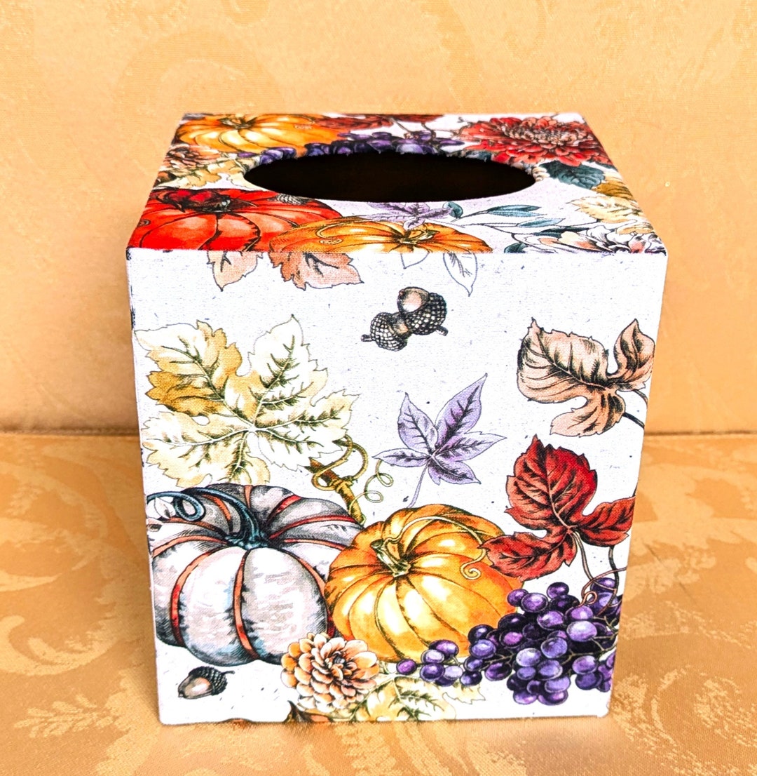 Colorful Fall Harvest, Thanksgiving Decor, With Pumpkins, Grapes, and ...