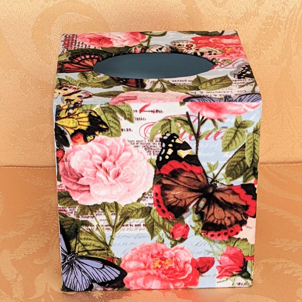 Square Tissue Box Cover Fabric - Etsy