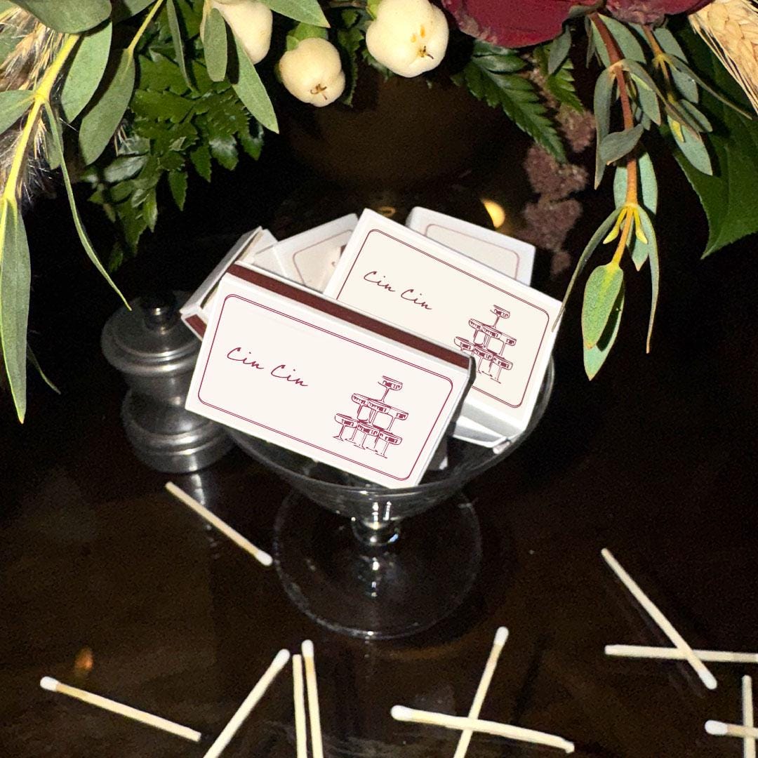 Custom Wedding Favors Matchboxes – Champagne Toast Design ...