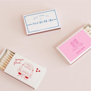 Custom Just Married Car Matchboxes – Wedding Favors With Cans ...