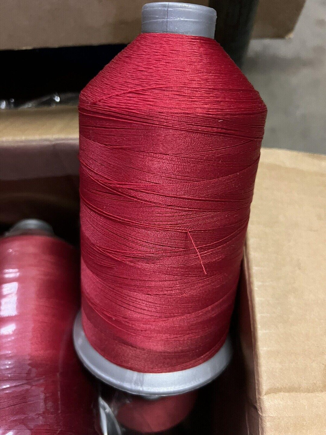 Red Nylon Thread 16 Oz T70 Cone Made in Usa by Coats America Bishop Red ...