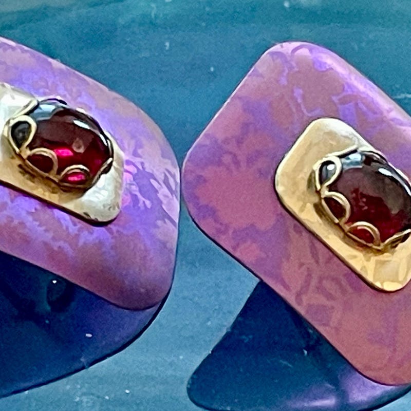 Earrings 1980 Signed - Etsy