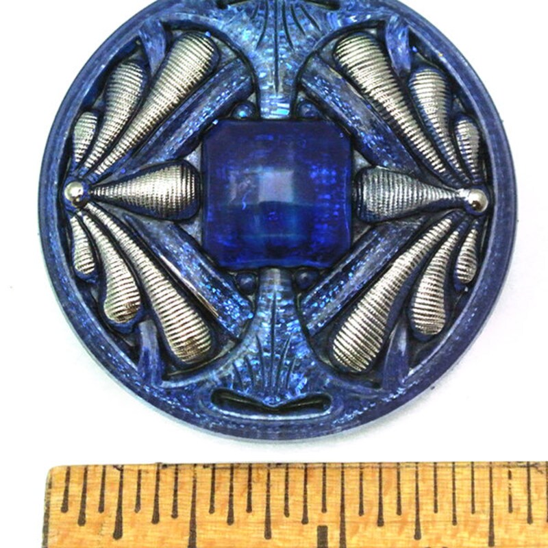 Blue Glass Buttons - Etsy