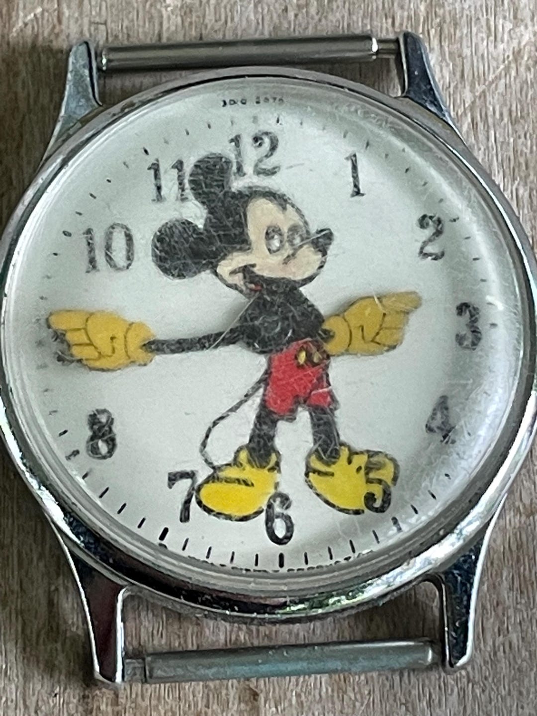 Vintage Mickey Mouse Wrist Watch 1960s Walt Disney Productions With ...