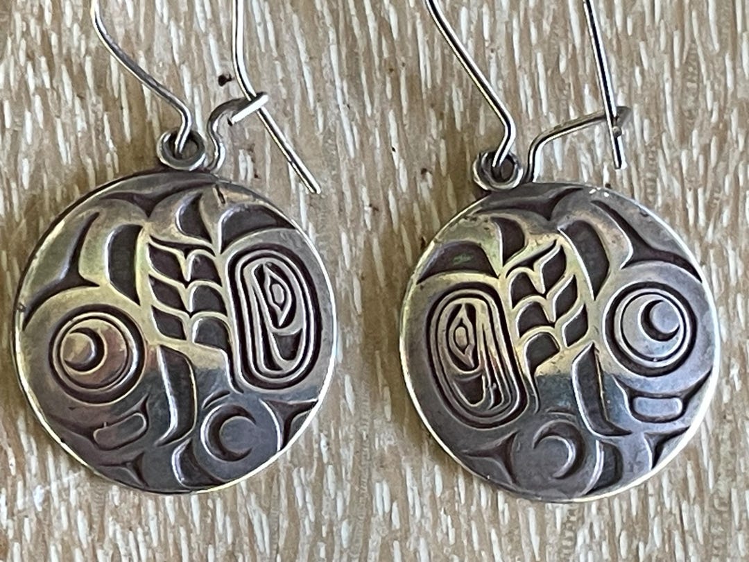 Vintage Hand Made Sterling Silver Native First Nations MAG Canadian ...