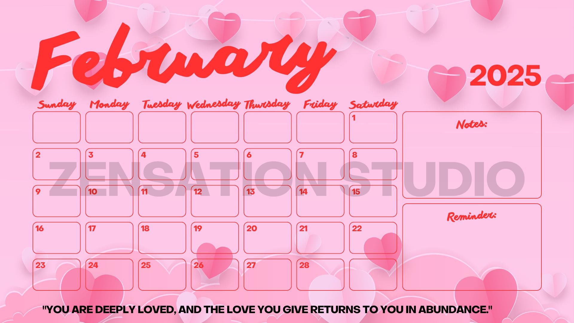 Unique 2025 Motivational Calendar | Uplifting Quotes and Affirmations ...