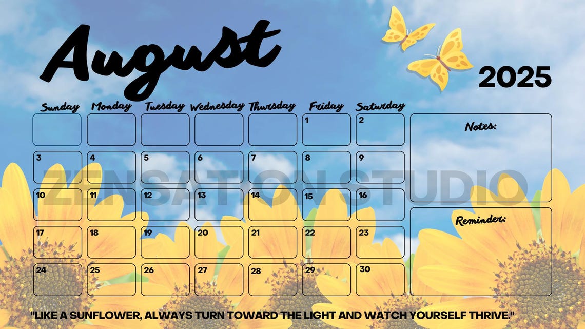 Unique 2025 Motivational Calendar | Uplifting Quotes and Affirmations ...