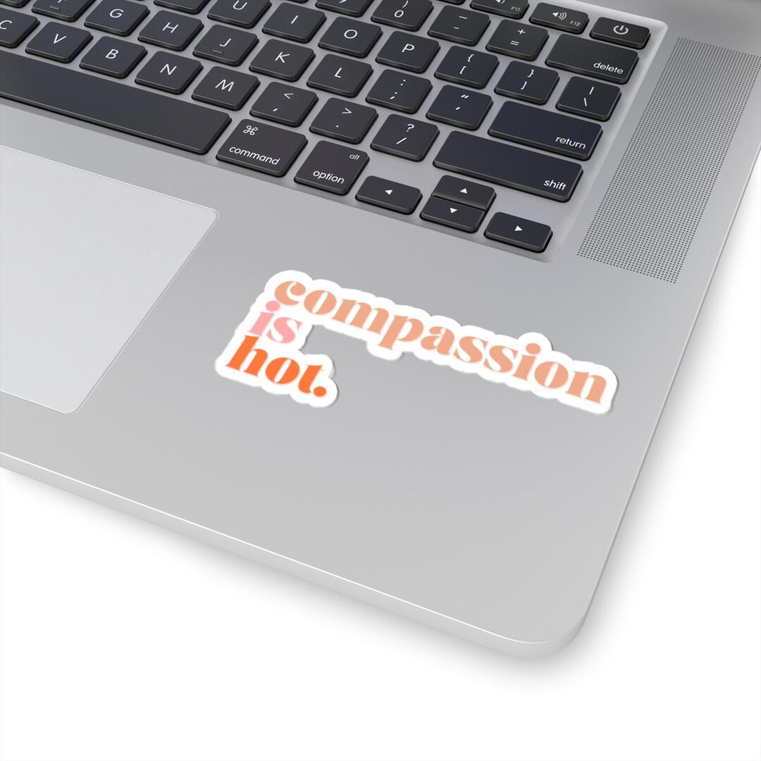 Compassion is Hot Sticker Pack | Motivational Stickers | Laptop Decor ...