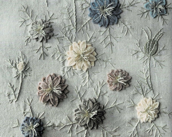 Japanese Hand Embroidery Flower Patterns With Vegetable Dyes ...