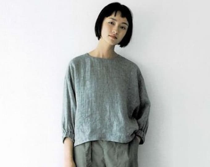 Japanese Sewing Patterns for Tunic Pullover & Blouse by Aoi Koda ...