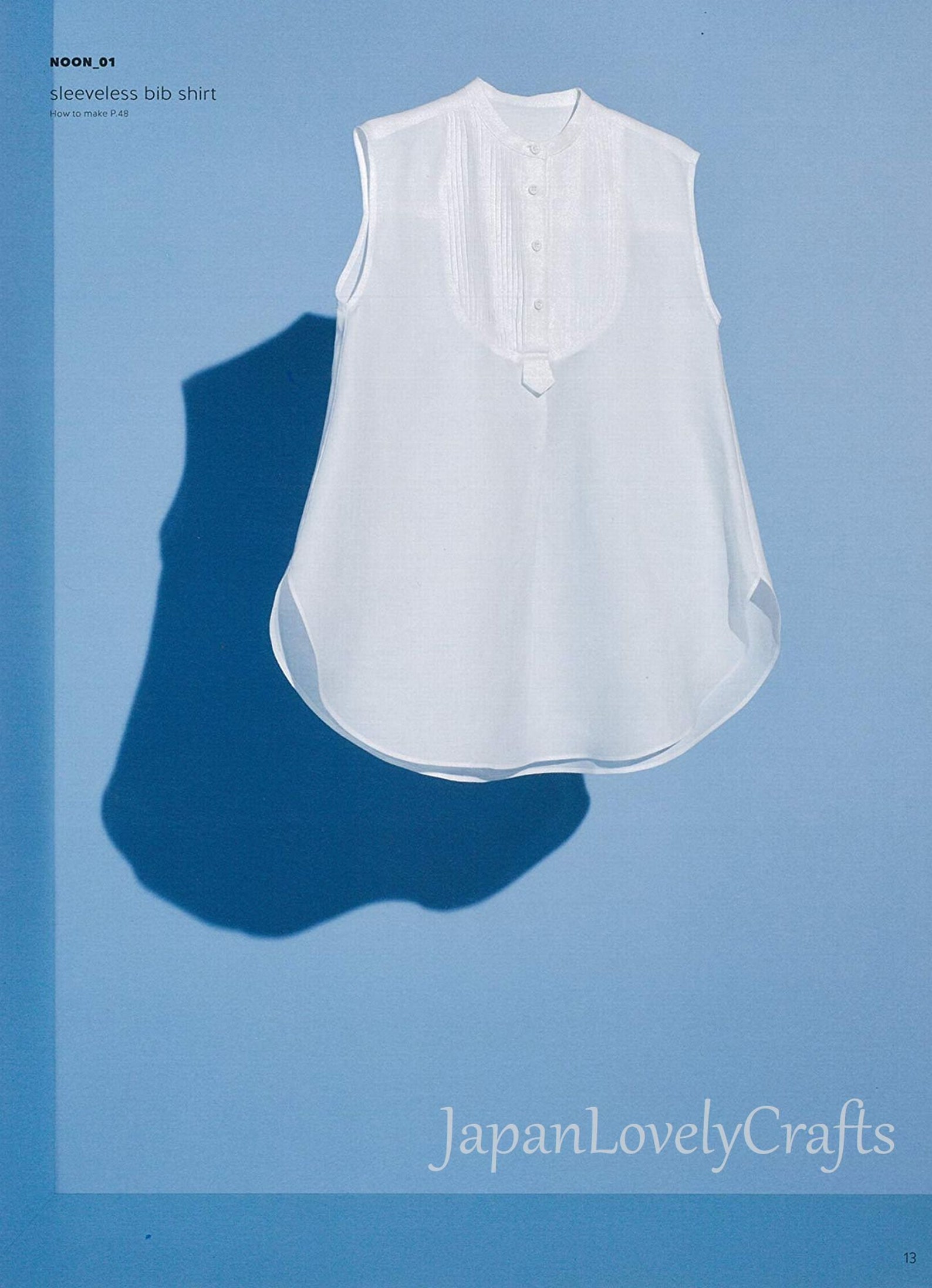 Japanese style Shirt Sewing pattern book for women simple | Etsy