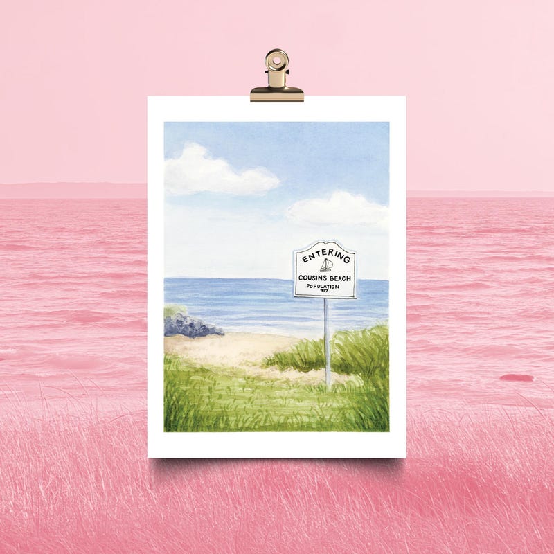 Summer I Turned Pretty Posters - Etsy