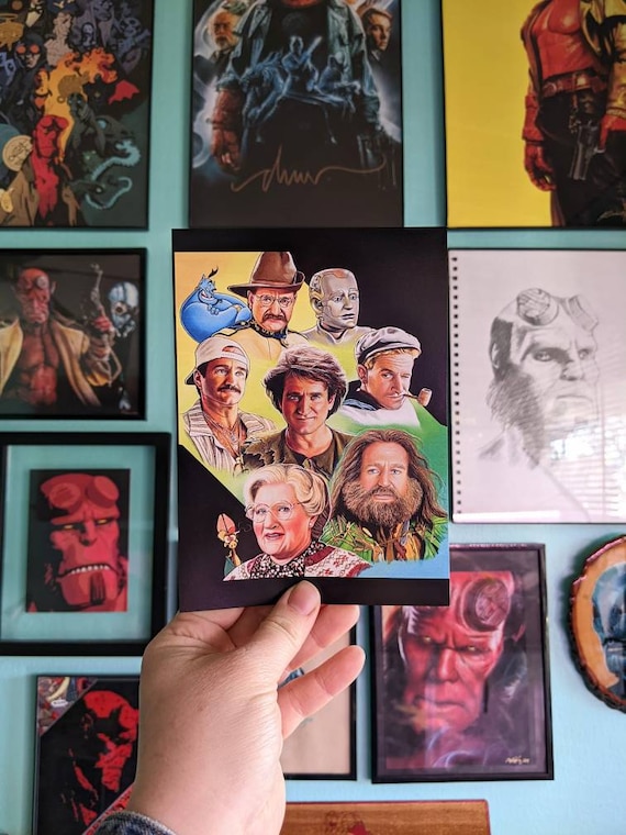 Robin Williams Characters Collage