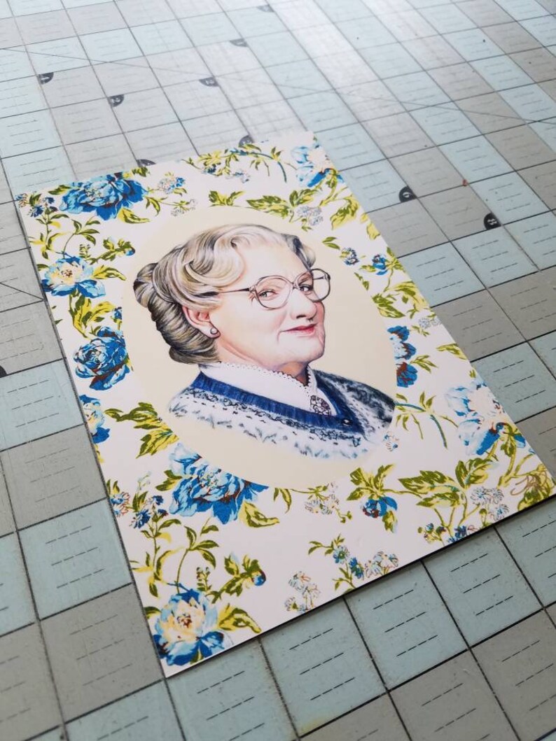 Mrs. Doubtfire Art Print | Etsy