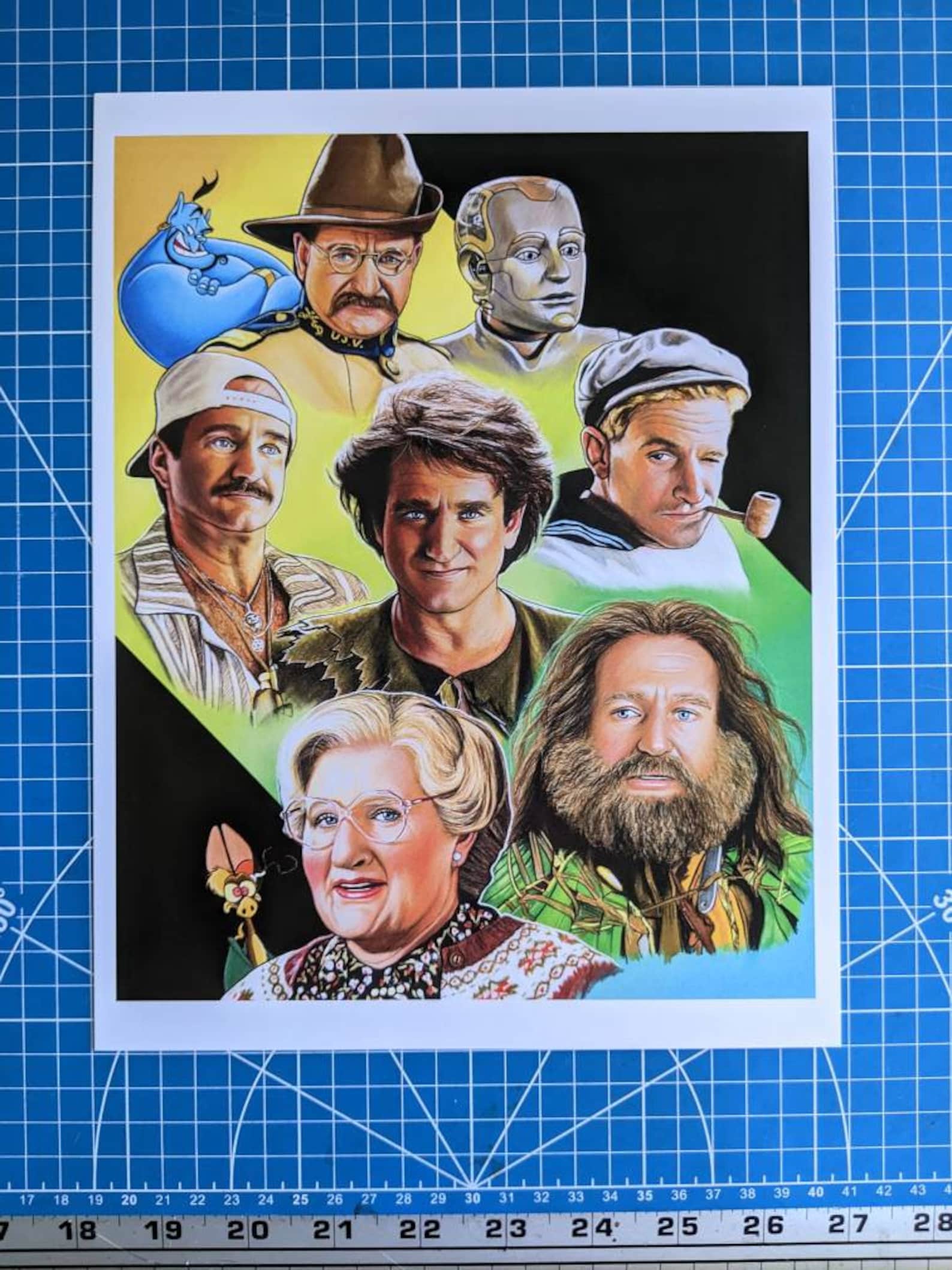Robin Williams Tribute Art Print - Etsy
