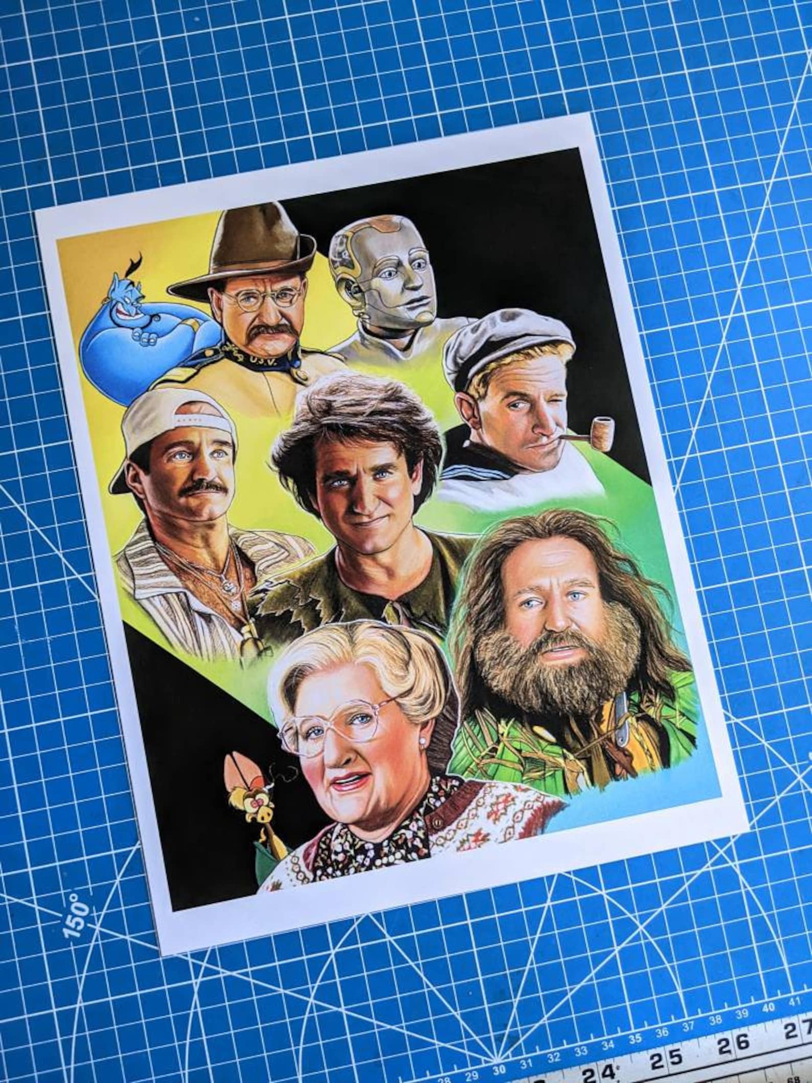 Robin Williams Tribute Art Print - Etsy