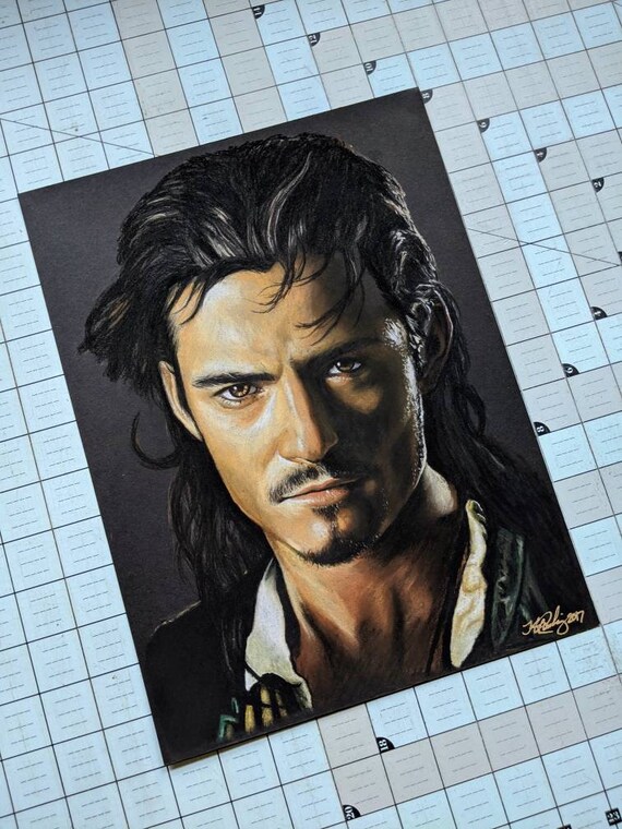 Will Turner Original Pastel Drawing - Etsy
