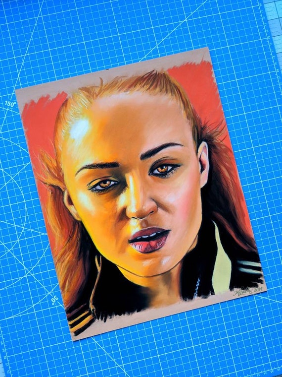 Jean Grey Dark Phoenix Drawing - Etsy