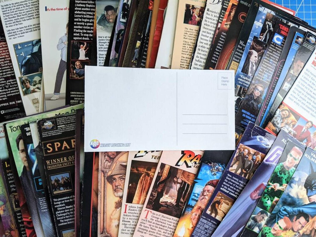 VHS Postcards Random Variety Pack - Etsy