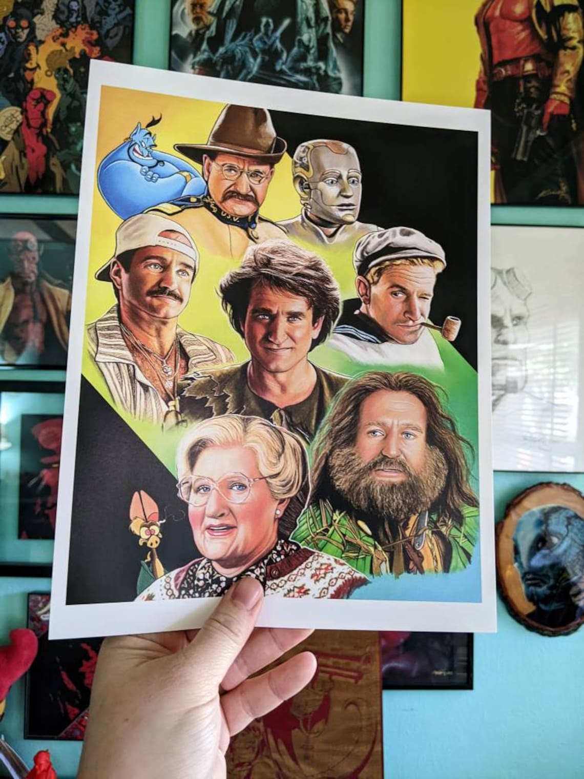 Robin Williams Tribute Art Print - Etsy