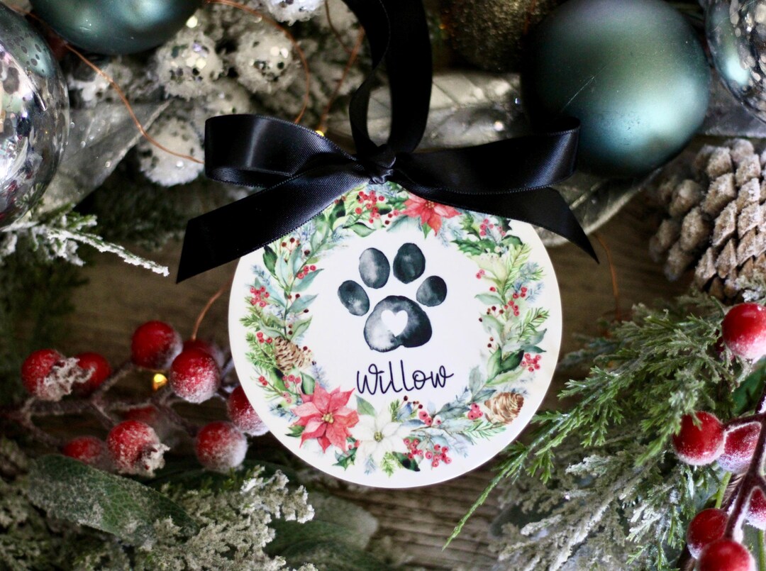 Personalised Christmas Dog Bauble / Christmas Bauble / Tree Decoration ...