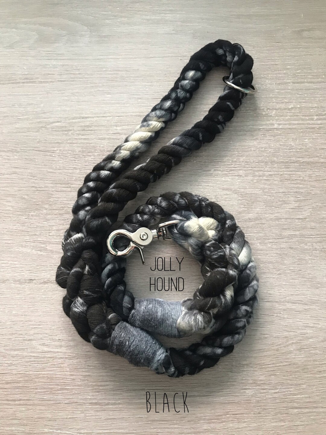 8mm Crackle Cotton Rope Dog Leash With O-ring - Etsy
