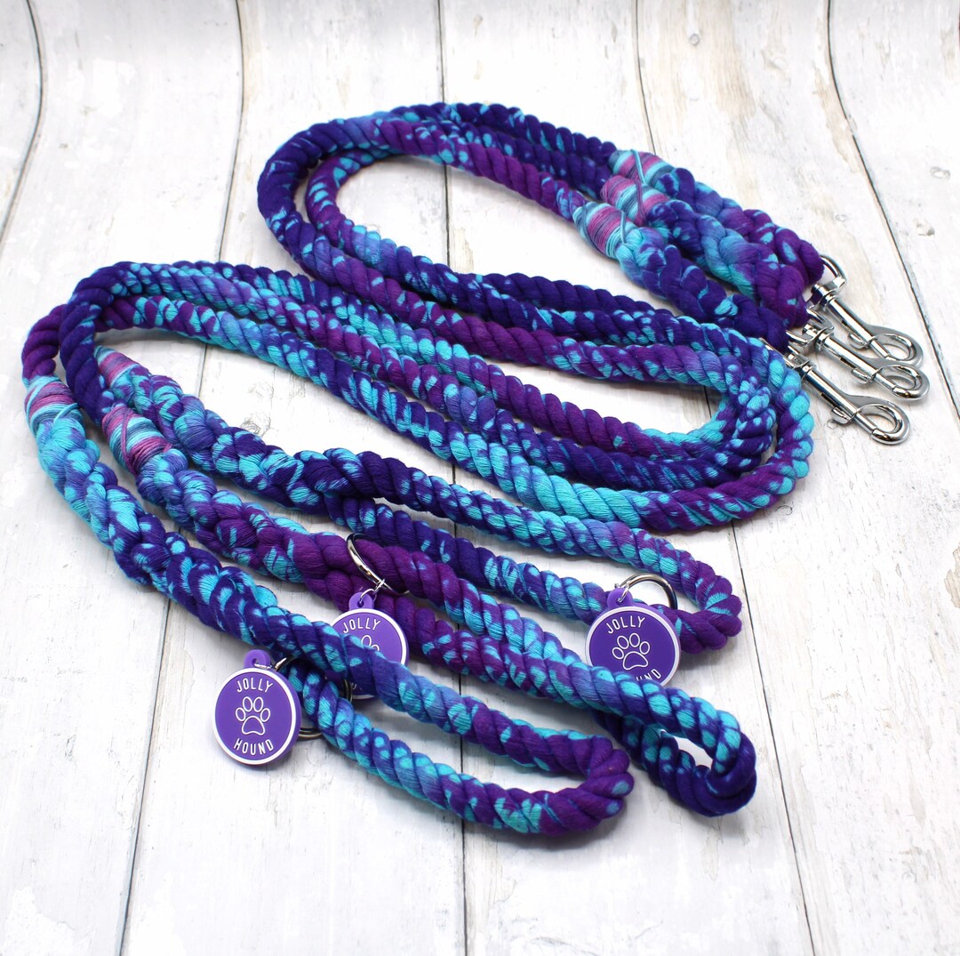 8mm Galaxy Dog Lead | Rope Dog Lead | Puppy Dog Leash | Small Dog Lead ...