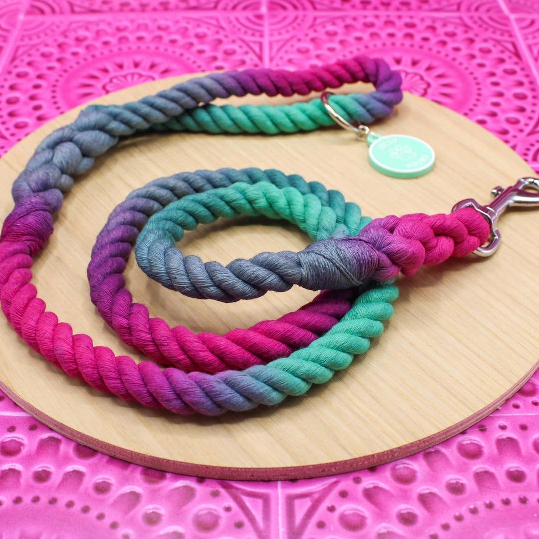 12mm Dog Lead - Marble Colour / Rope Lead / Rope Leash / Dog Lead ...