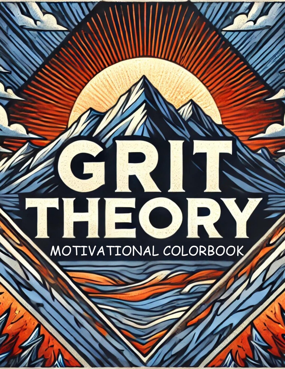 Grit Theory Motivational Coloring Book (18 Designs) - Etsy
