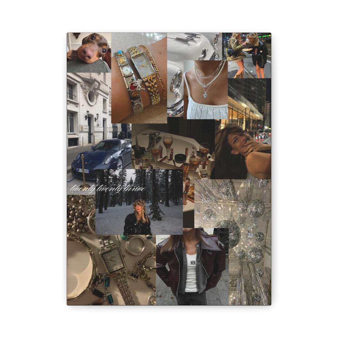 2025 Vision Board Canvas Poster - Etsy