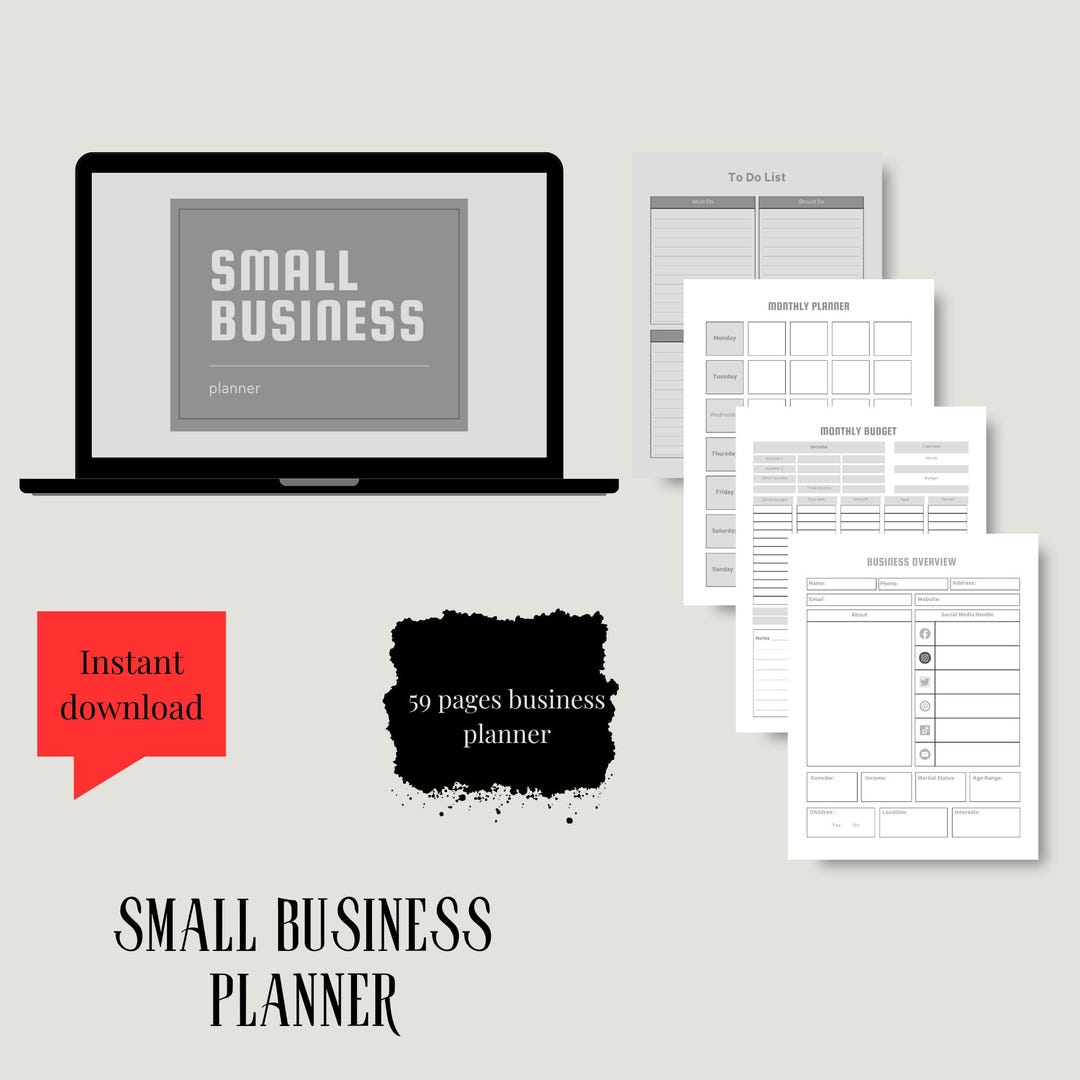 Business Planner, Digital Planner, Todo List, Daily, Weekly, Monthly ...