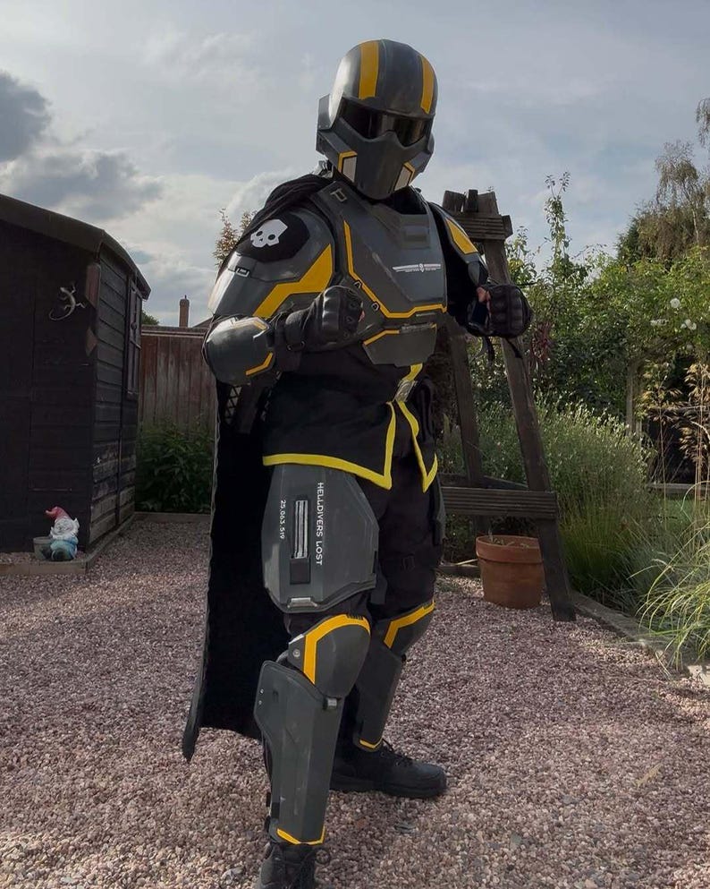 Helldiver’s 2 Full Armor Costume Set – Complete Cosplay Outfit With Helmet - Etsy