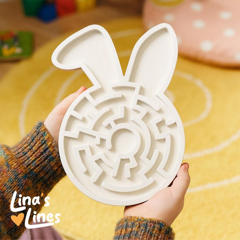 Bunny Maze SVG, Rabbit Labyrinth Laser Cut File (digital Download) - Etsy