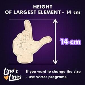 ASL Hand Signs SVG Bundle | Laser Cut Files (digital Download) - Etsy