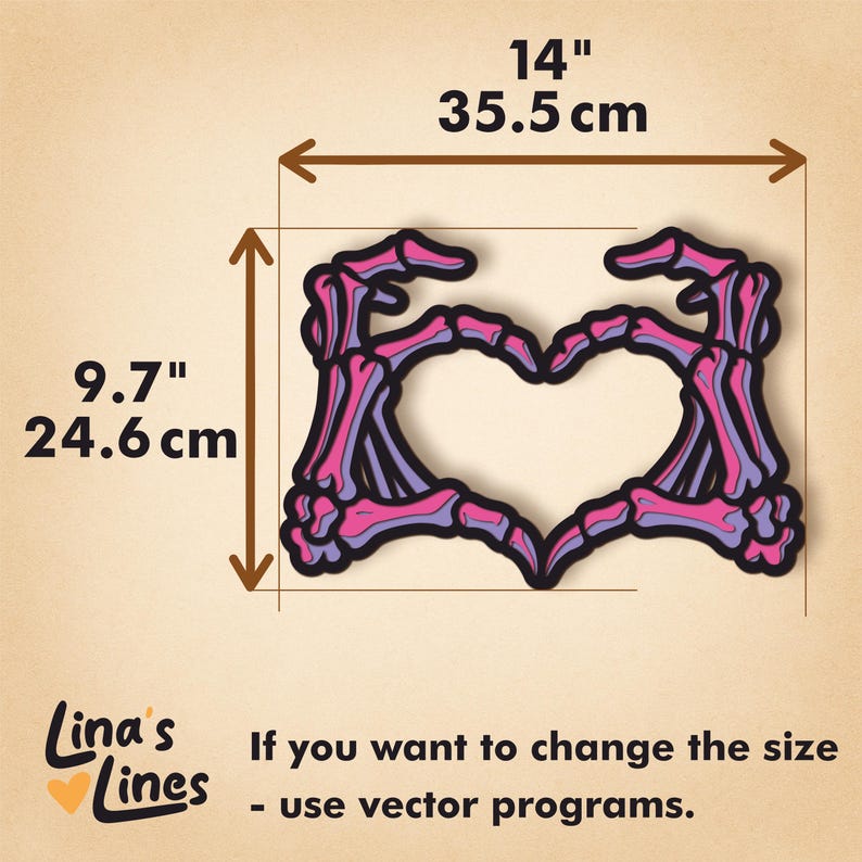 Skeleton Hands Heart SVG, Gothic Valentine's Day Cut File - Etsy