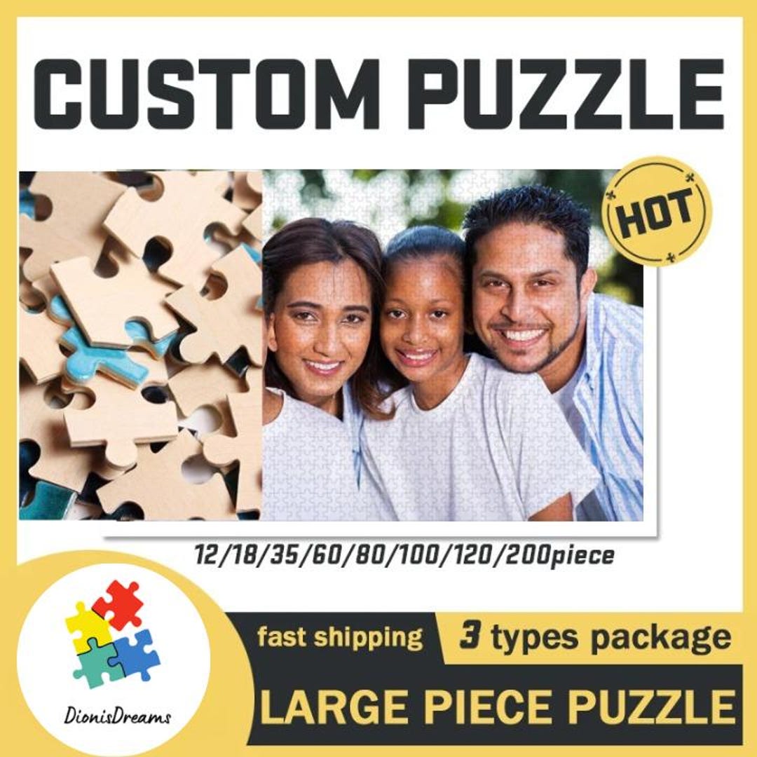Personalized Jigsaw Puzzle With Your Photo – Custom Picture Puzzle ...