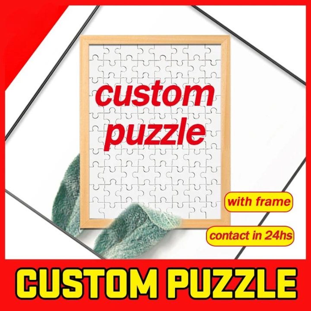 Personalized Jigsaw Puzzle With Photo, Custom Picture Puzzle Gift With ...