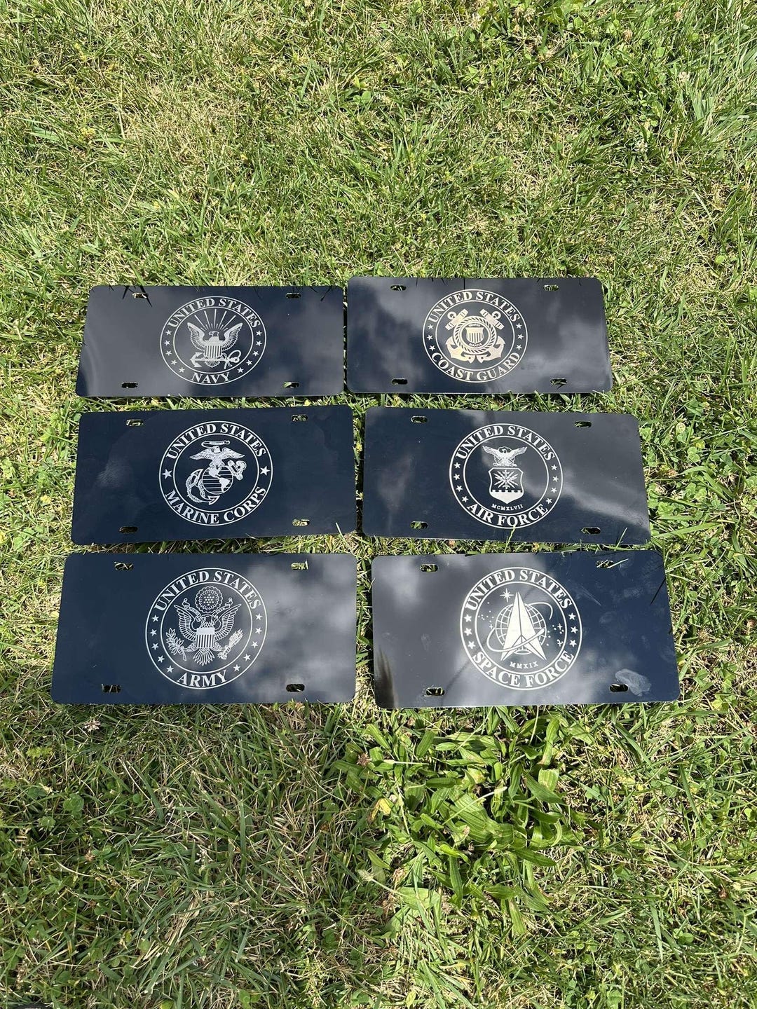 Military Branch License Plate Aluminum - Etsy