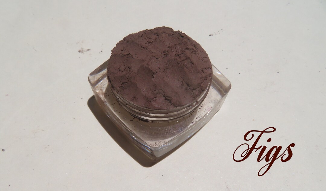 FIGS Dark Brown Matte Mineral Eye Shadow, Loose Minerals, Eyebrows ...