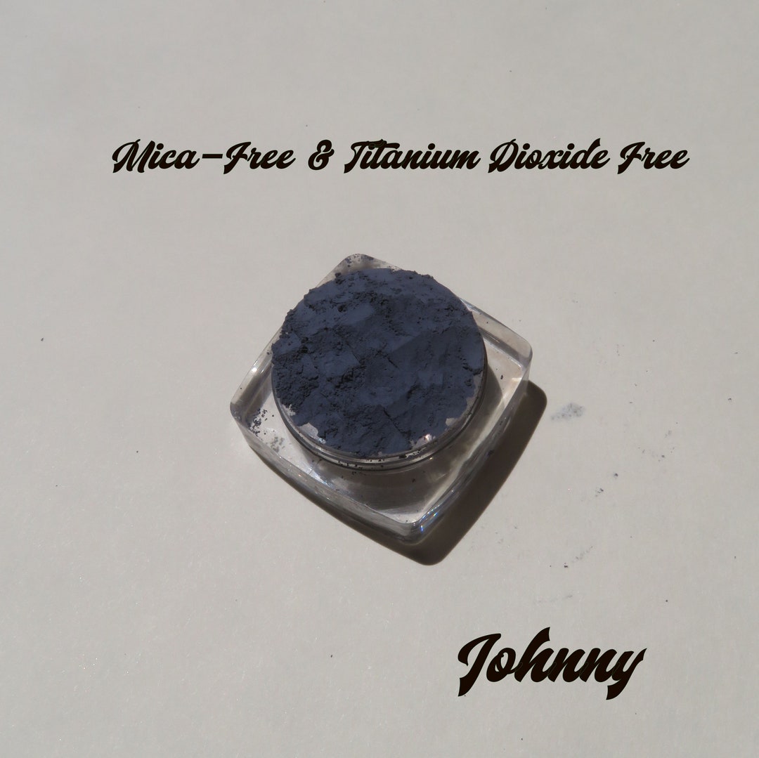 Johnny: Matte Dark Blue Mineral Eyeshadow, Mica-free and Titanium ...