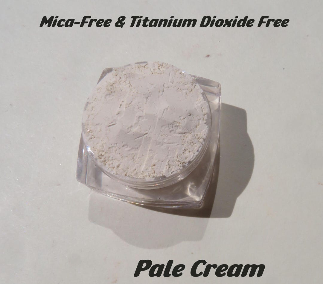 Pale Cream - Pale Brown Matte Mineral Eyeshadow: Mica & Titanium ...