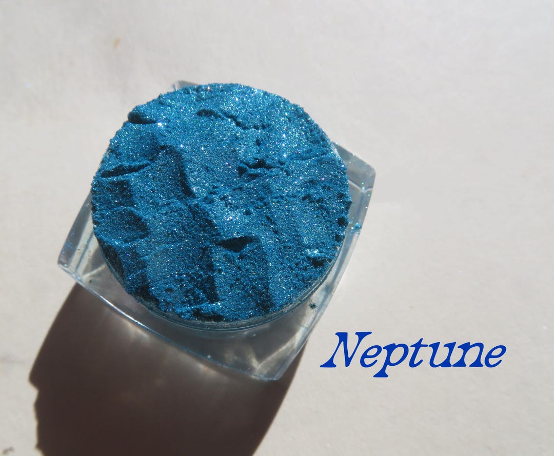 NEPTUNE - Blue Green Super Shimmer Mineral Eyeshadow, Loose Pigments ...