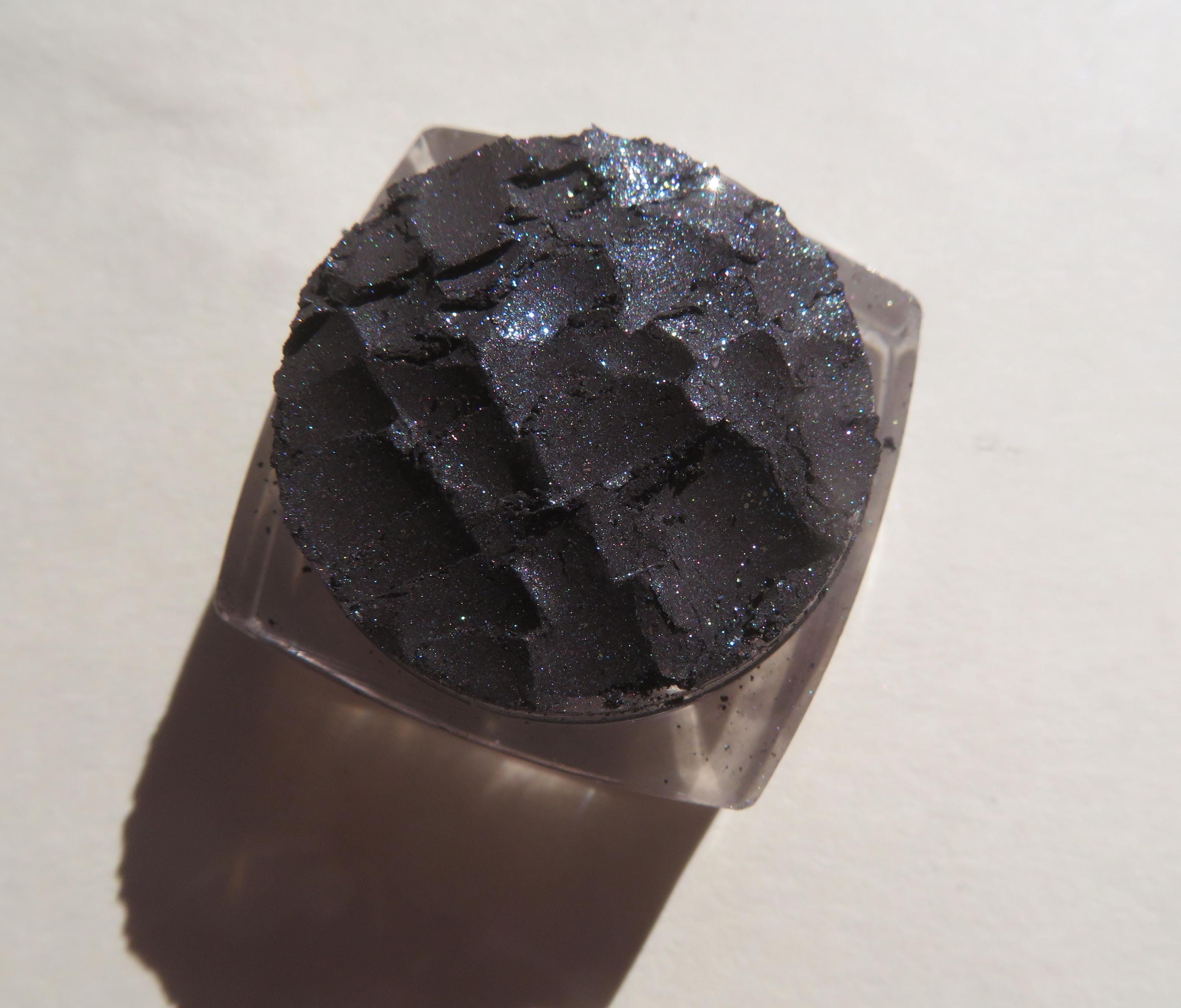 EROS - Dark Black Shimmer Loose Pigments Mineral Eyeshadow, Vegan ...